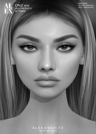 Second Life Marketplace - ALEX - Cruz Skin / DEMO